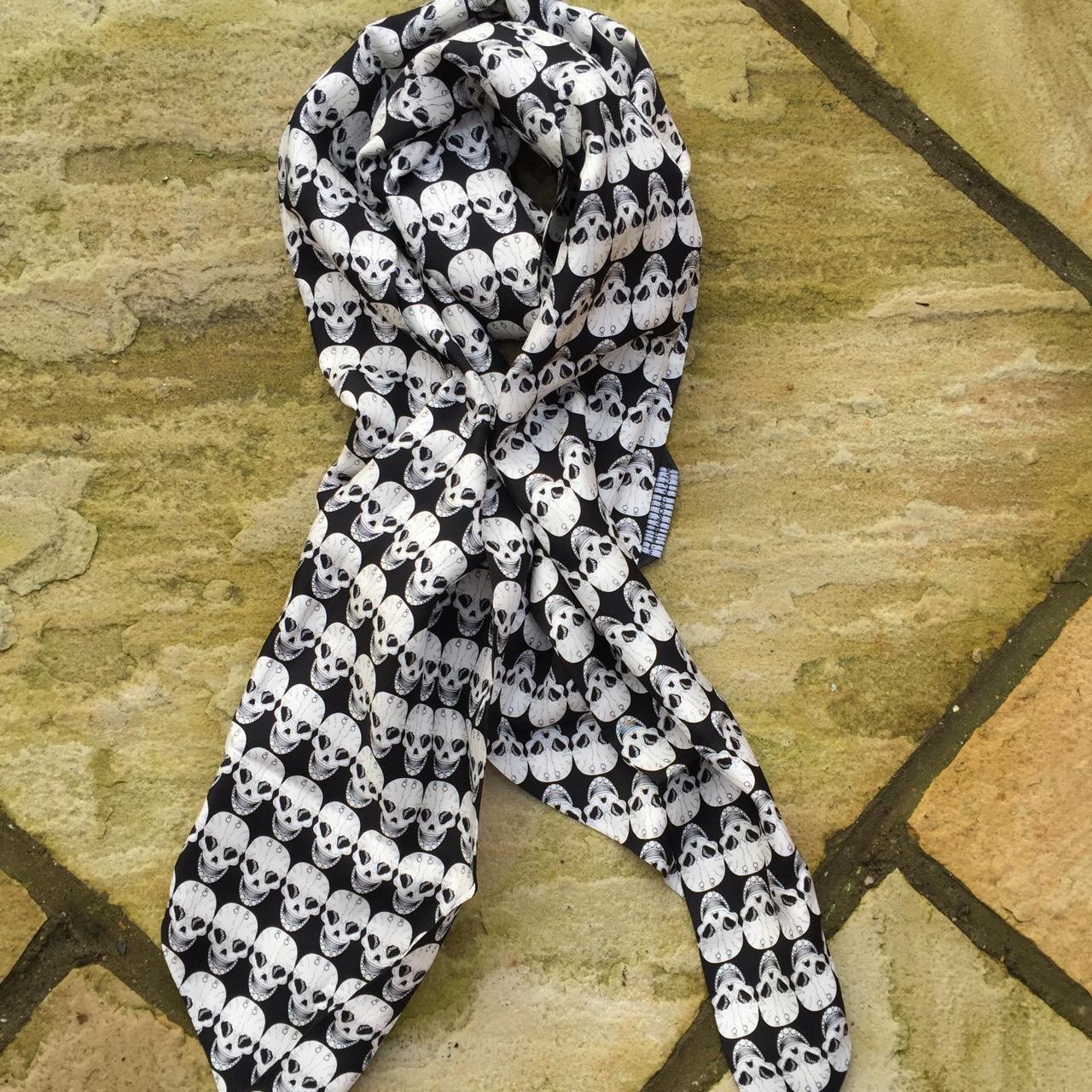Stunning Thomas Wylde scull scarf. Bought at Harvey... - Depop