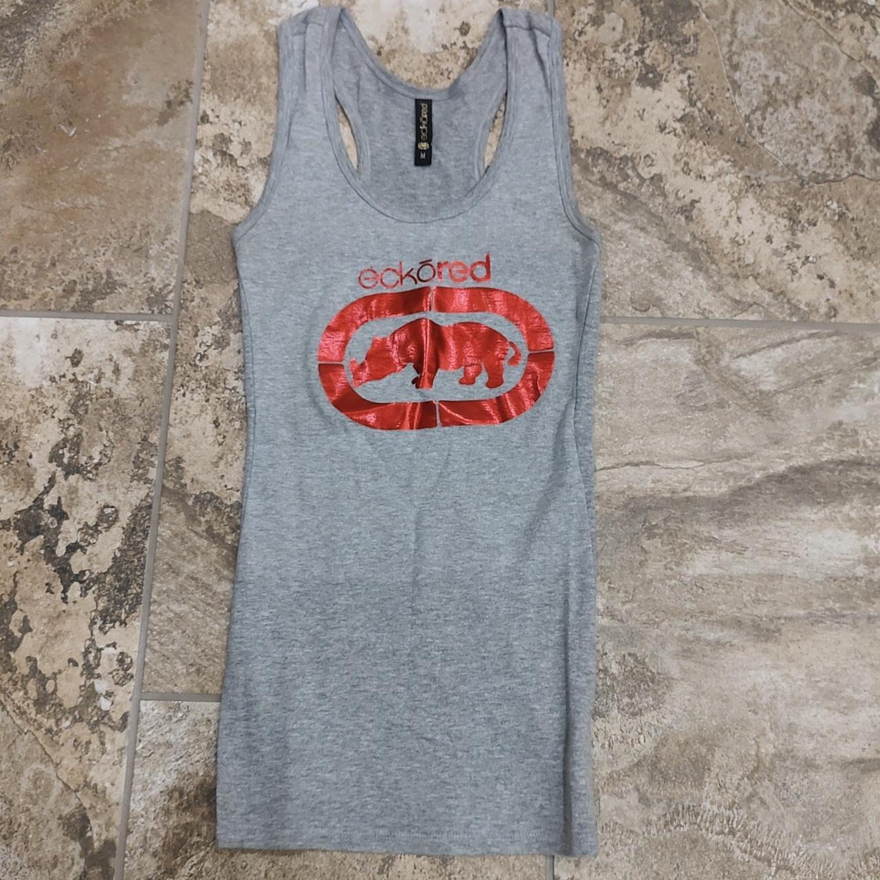 Gray Ecko red tank top Size medium... - Depop