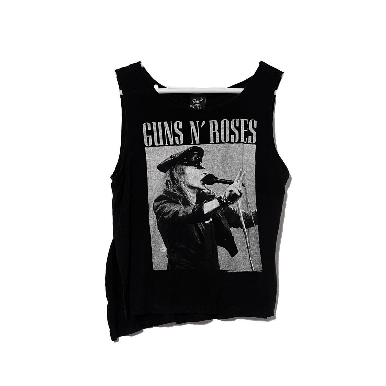 GUNS N’ ROSES band graphic tee. Rock band tank top.... - Depop