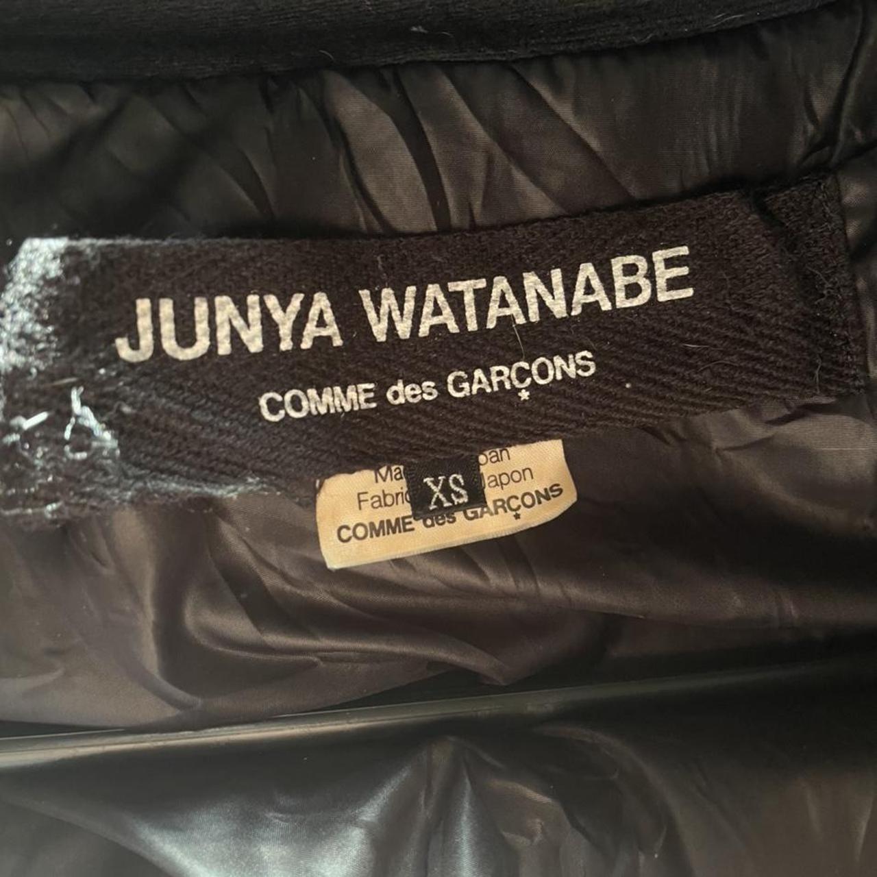 JUNYA WATANABE VELVET PUFFER JACKET (with detachable... - Depop