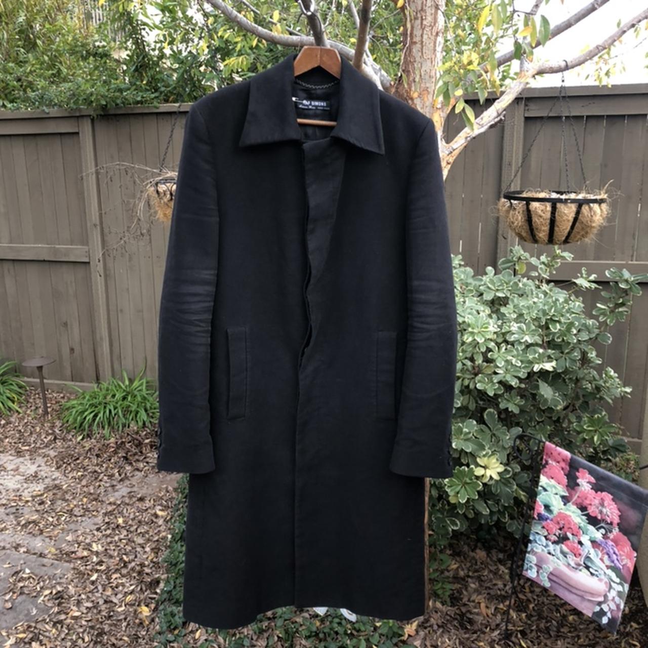 AW98 Raf Simons heavy cotton coat, one side of tag... - Depop