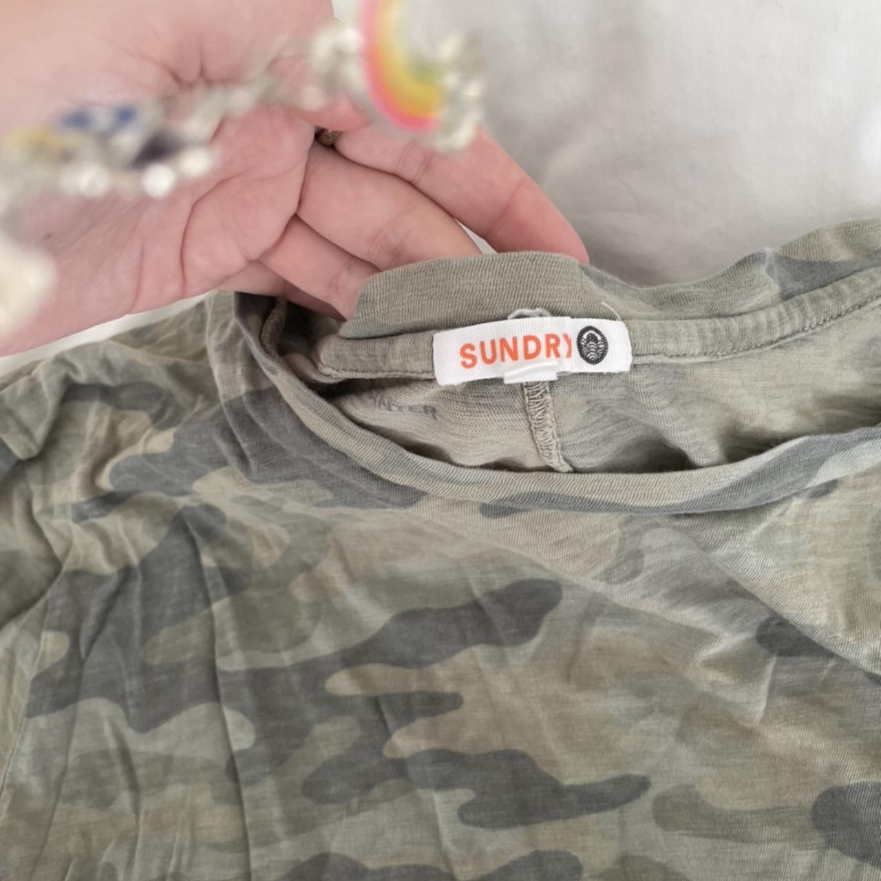 Sundry camouflage tee shirt Fits XS-M Free shipping... - Depop