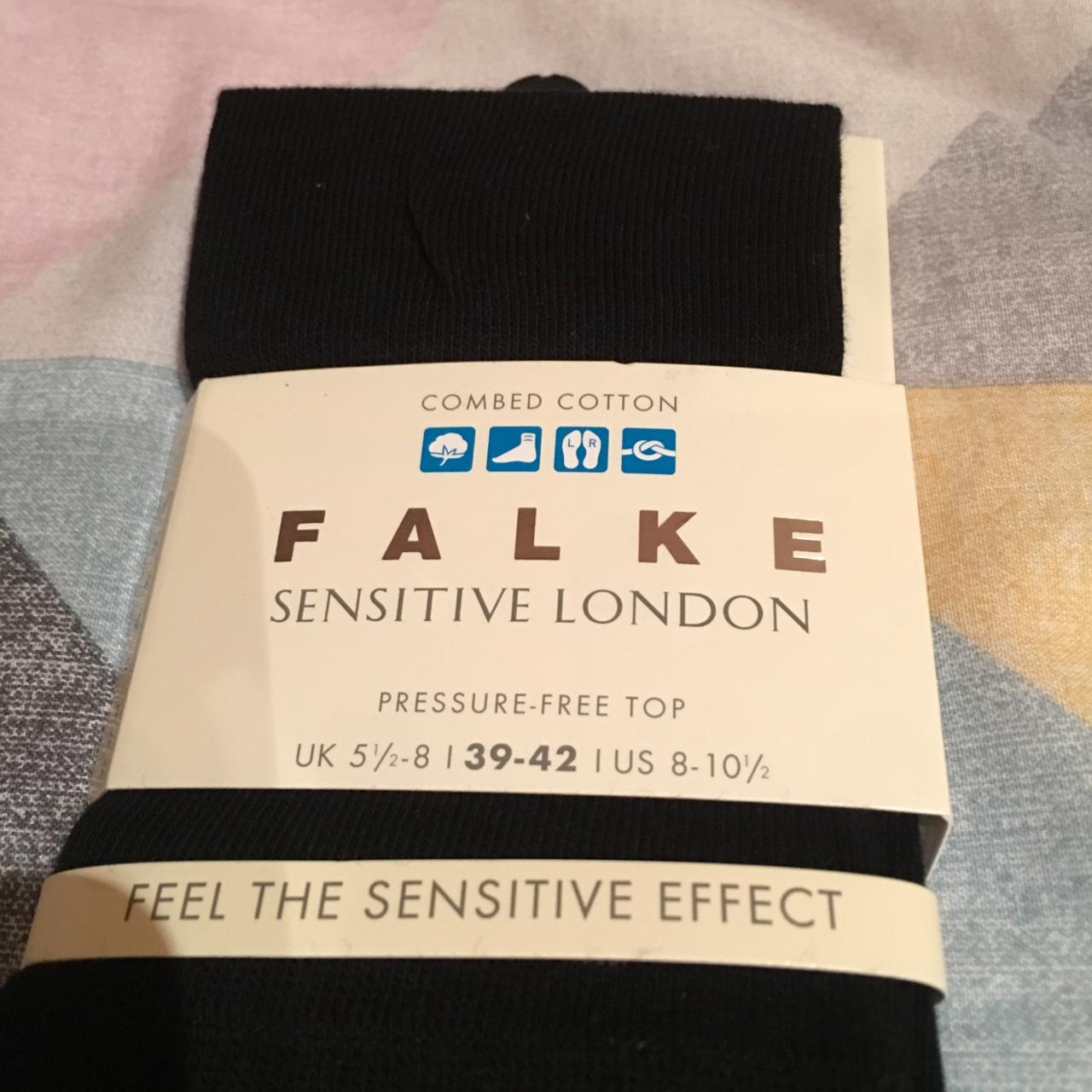 FALKE MENS SOCKS BRAND NEW STILL SEALED 1 black... - Depop