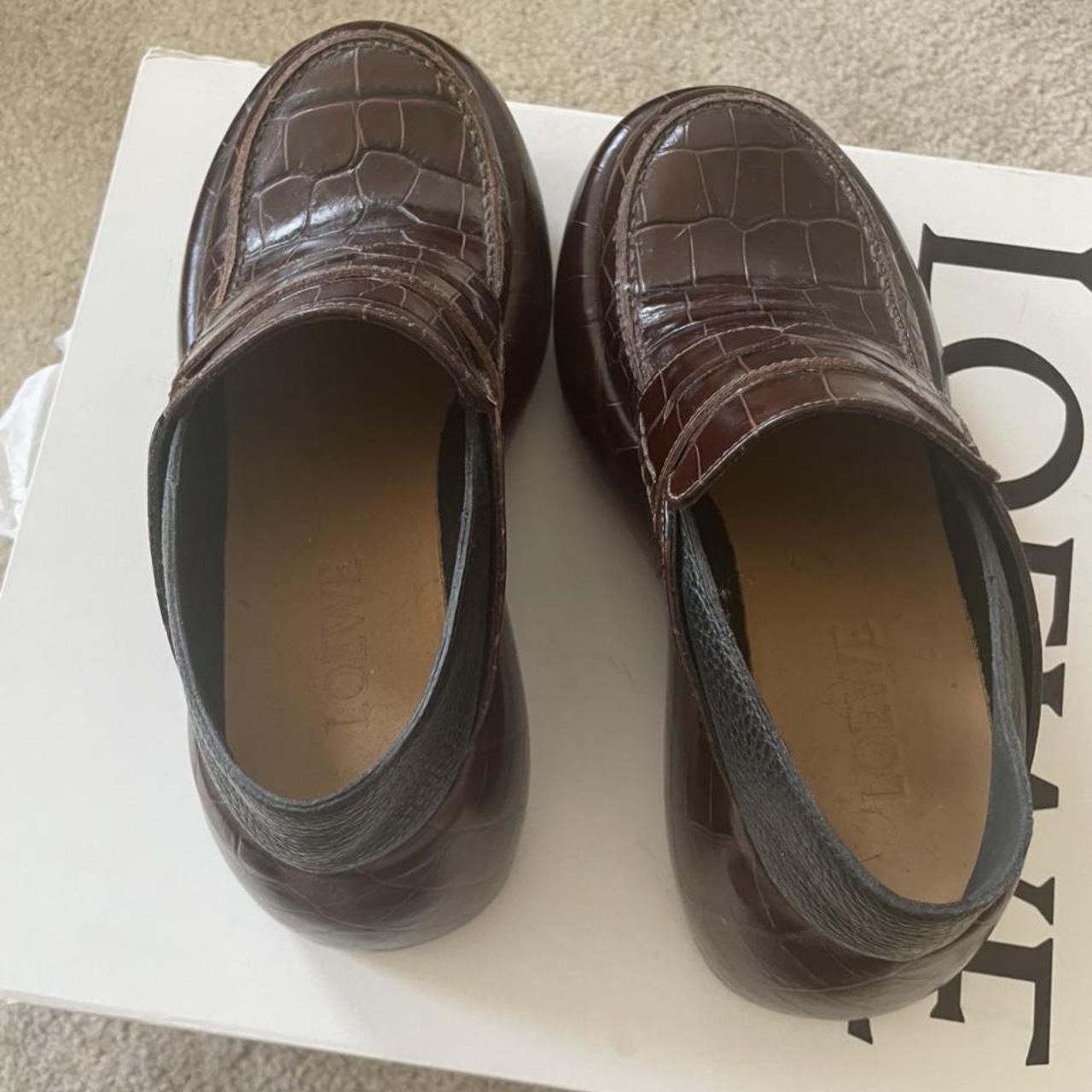 Loewe Croc Embossed Platform Loafer size 36. Never... - Depop