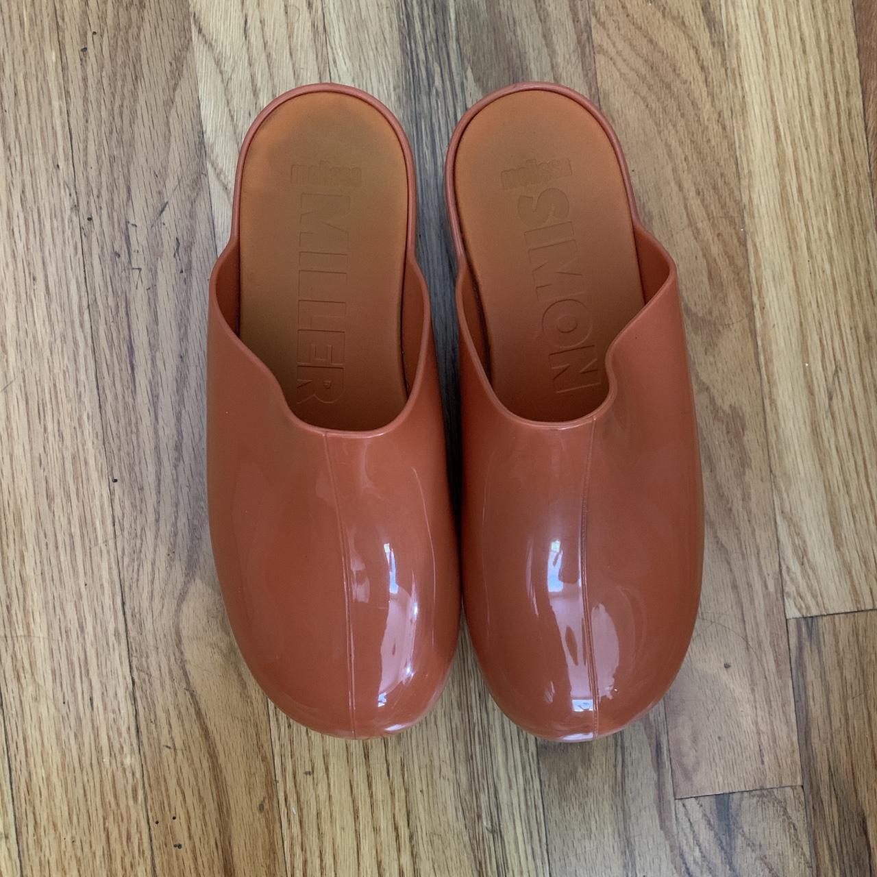 Melissa Women's Orange Clogs | Depop