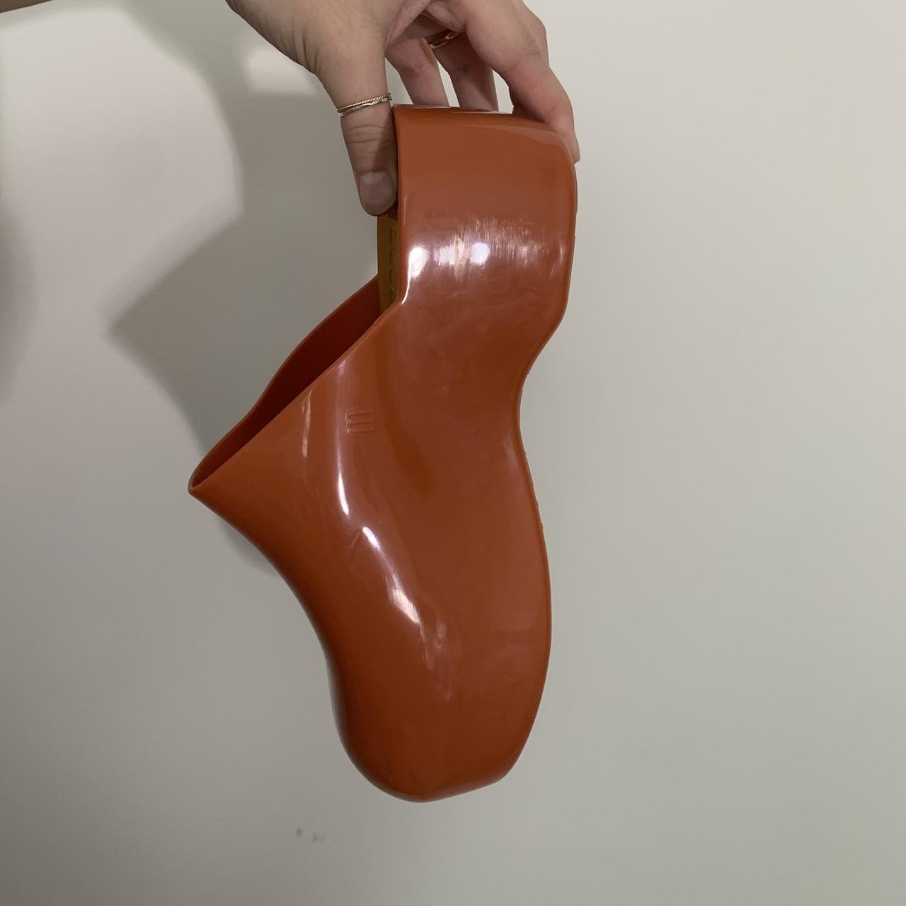 Melissa Women's Orange Clogs | Depop