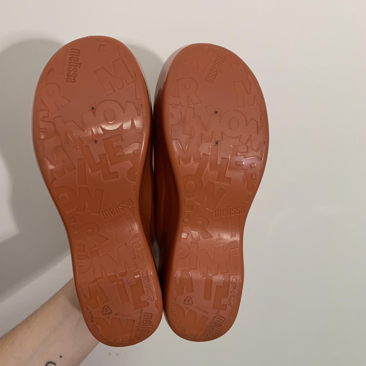 Melissa Women's Orange Clogs | Depop