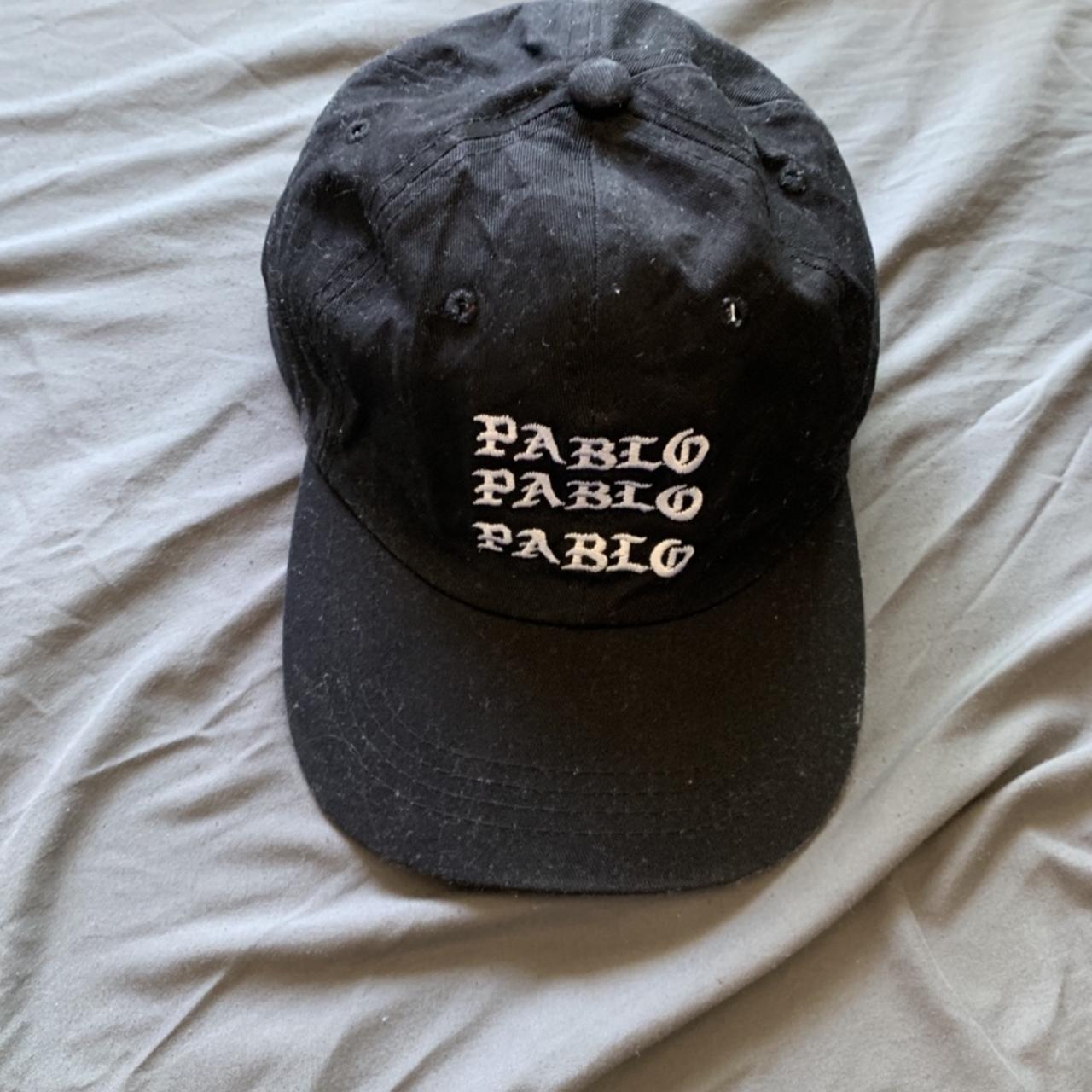 Saint Pablo Kanye West black dad hat. Adjustable size - Depop
