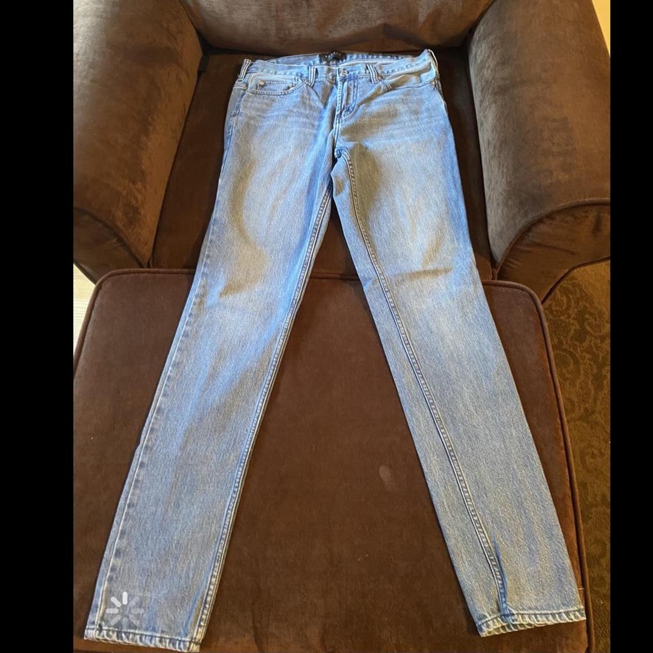 PACSUN denim stacked skinny men’s Jean size 32’ 32’... - Depop