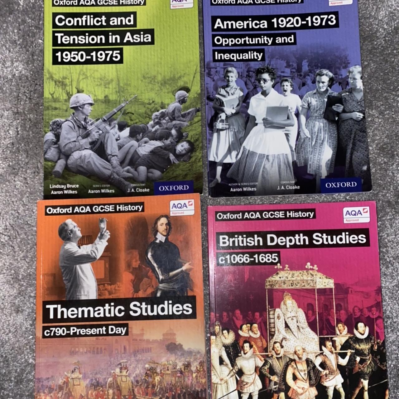 AQA GCSE history textbooks Perfect condition... - Depop