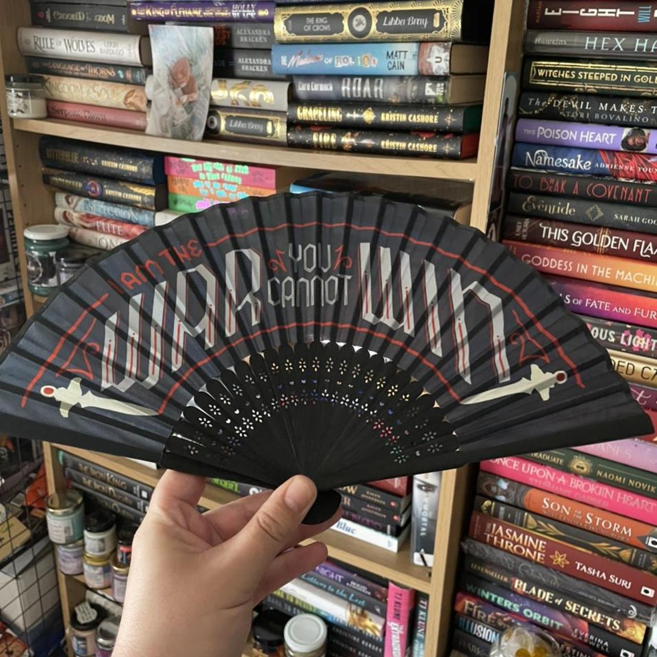 Illumicrate Nevernight Inspired Fan. BRAND NEW AND... - Depop