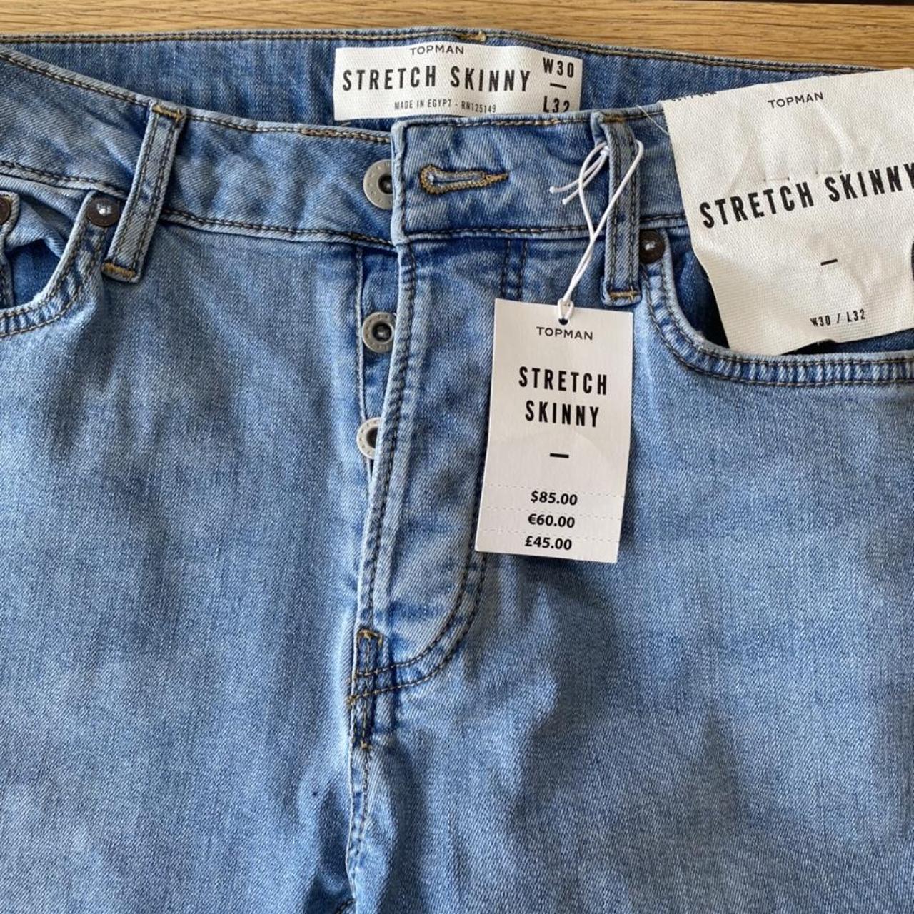 Stretch Skinny Topman Jeans - W30 | L32 Brand new... - Depop