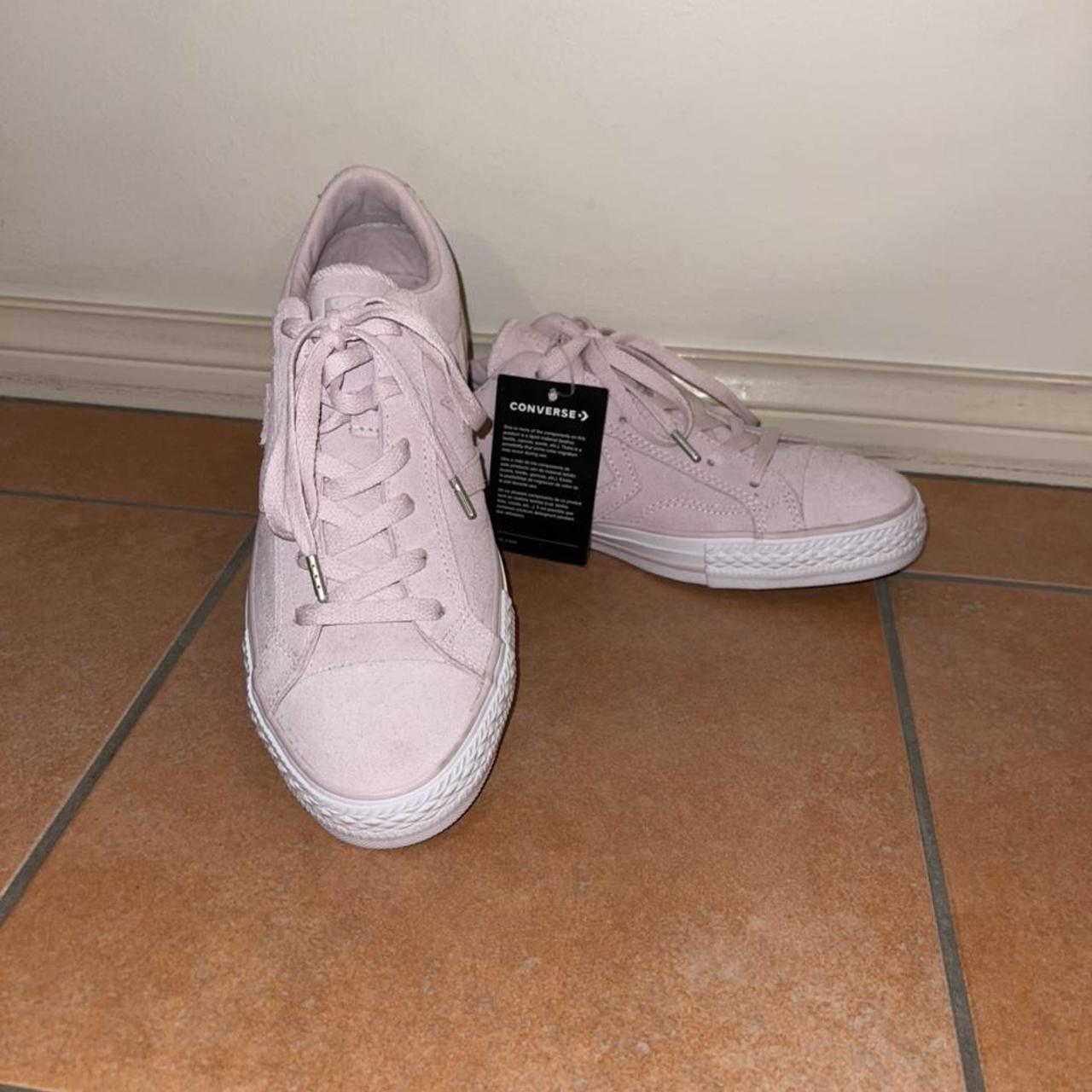 Converse Light Pink One Stars Brand new, only worn... - Depop
