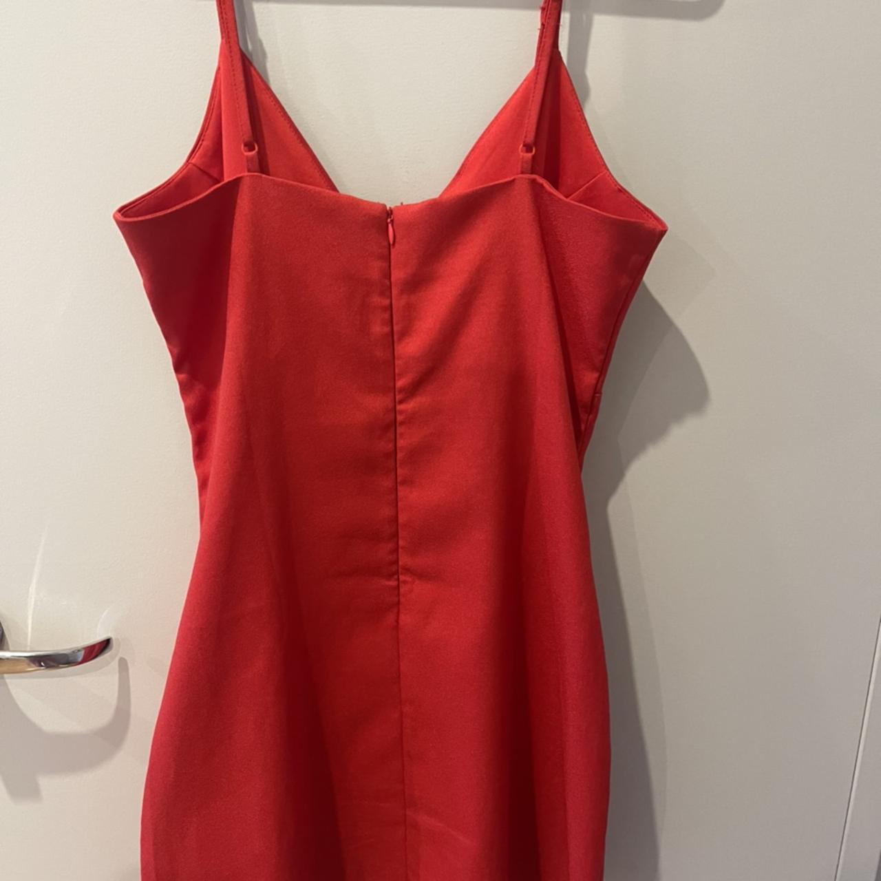Lioness red dress size small with adjustable straps. - Depop