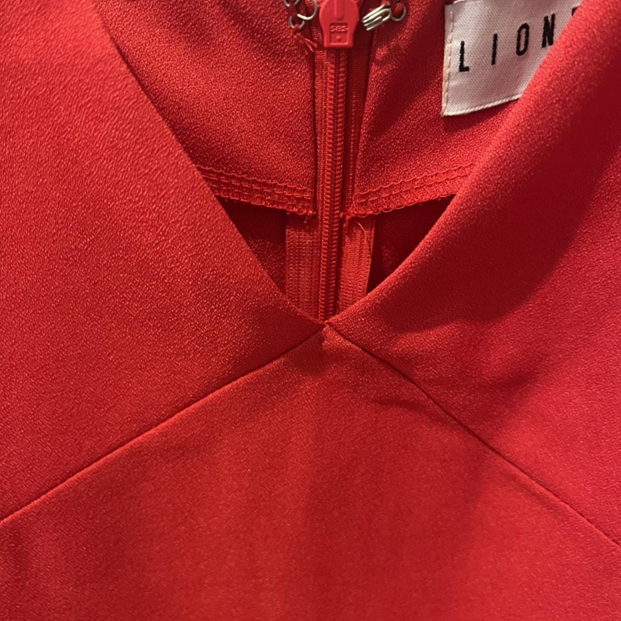 Lioness red dress size small with adjustable straps. - Depop