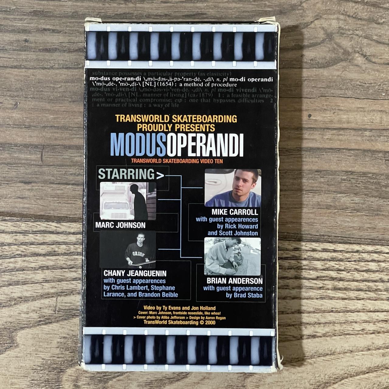 Transworld Modus Operandi VHS Never released on... - Depop