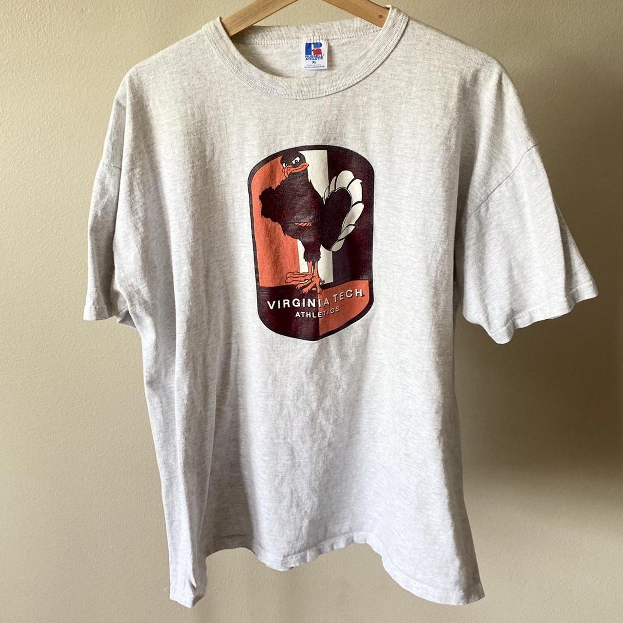 Vintage 90s Virginia Tech University Russell... | Depop