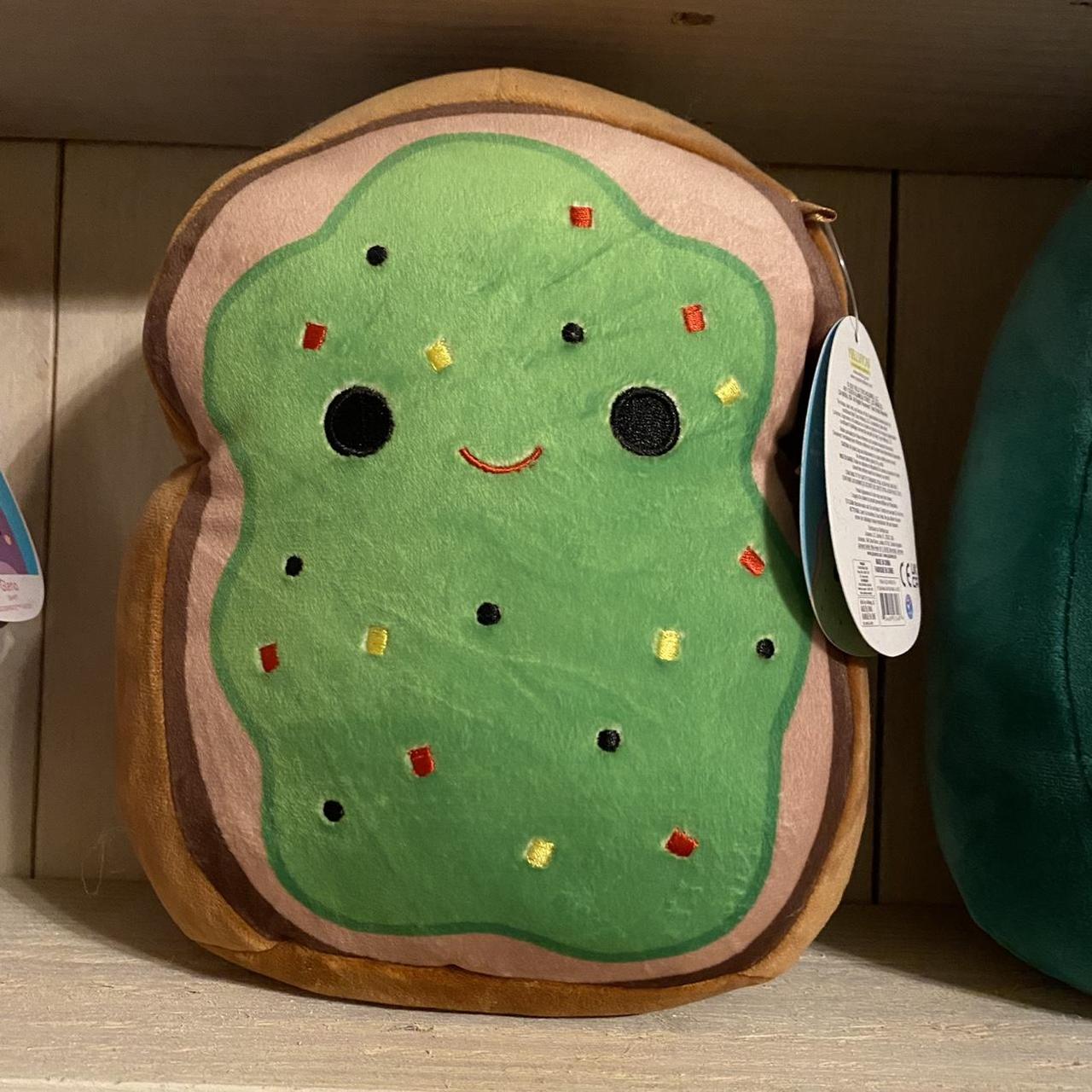 Squishmallow 8” Sinclair the Avocado Toast NWT. 8”... - Depop