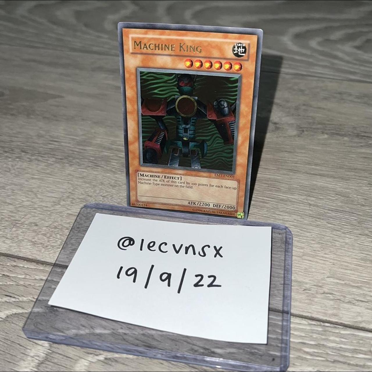 ⚔️ Machine King EM1-EN001 Yu-Gi-Oh! Card Ultra... - Depop