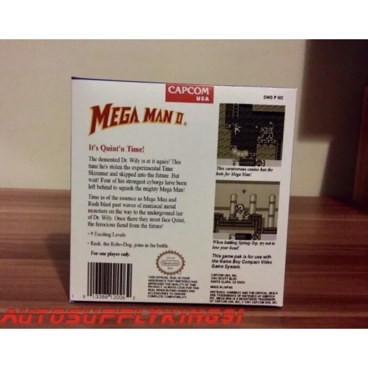 MEGA MAN II 2 Custom Video Game Box + Tray Only For... - Depop