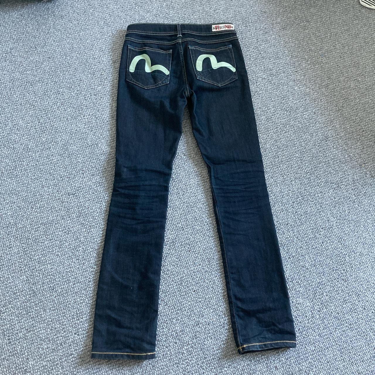 Evisu x Puma low rise bootcut jeans Waist 28 leg 32... - Depop