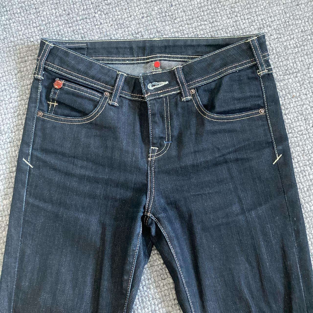 Evisu x Puma low rise bootcut jeans Waist 28 leg 32... - Depop