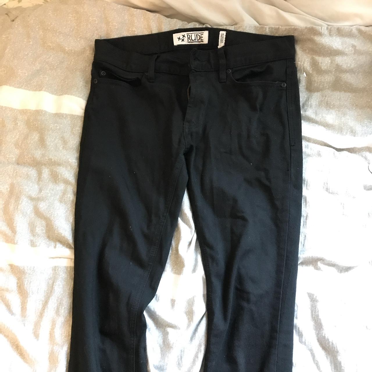 Hot topic’s skinny black jeans -never worn -size... - Depop