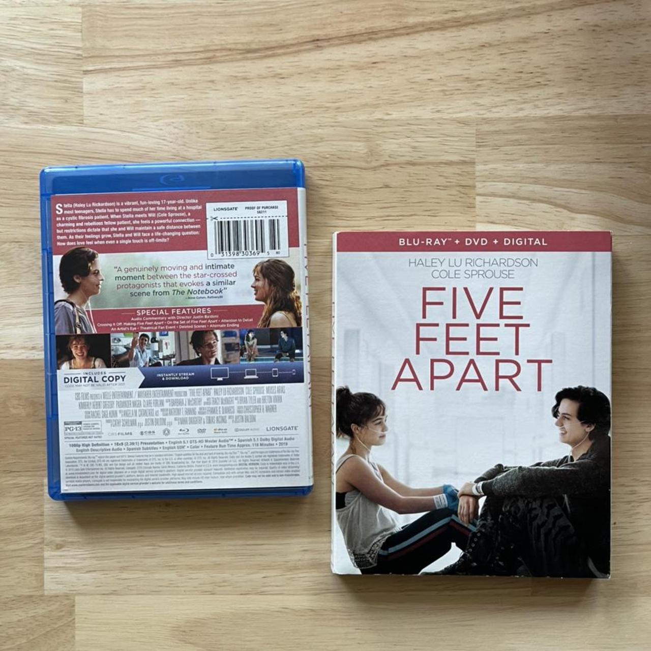 five feet apart blue ray & dvd - Depop