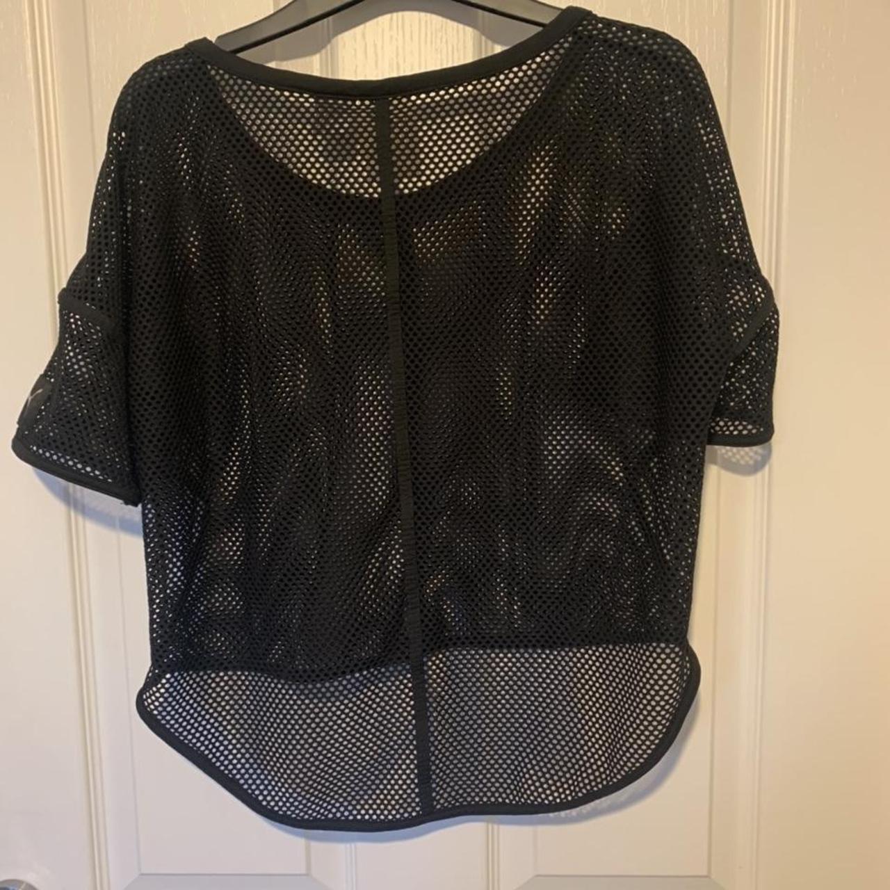 Mesh Puma Top #meshtop #mesh #festival #workout - Depop