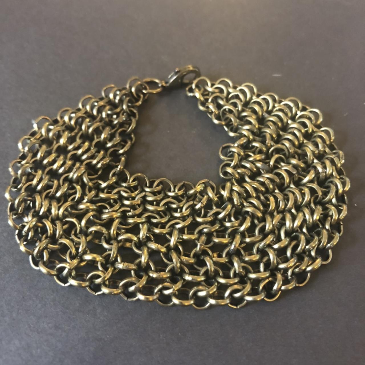 Handmade bronze chain link bracelet ⭐️ Bronze... - Depop
