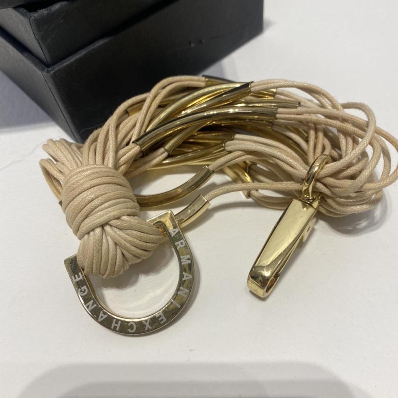 Armani exchange bracelet with box Used as costume... - Depop