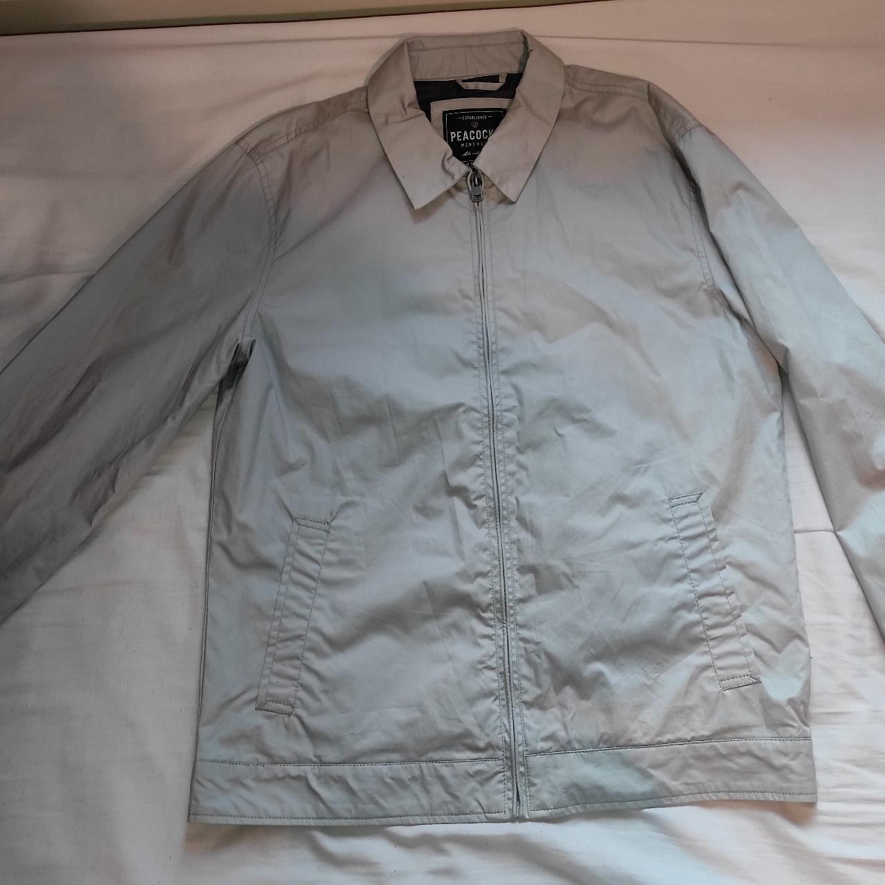 Peacocks Silver/Grey jacket Good condition Size... - Depop