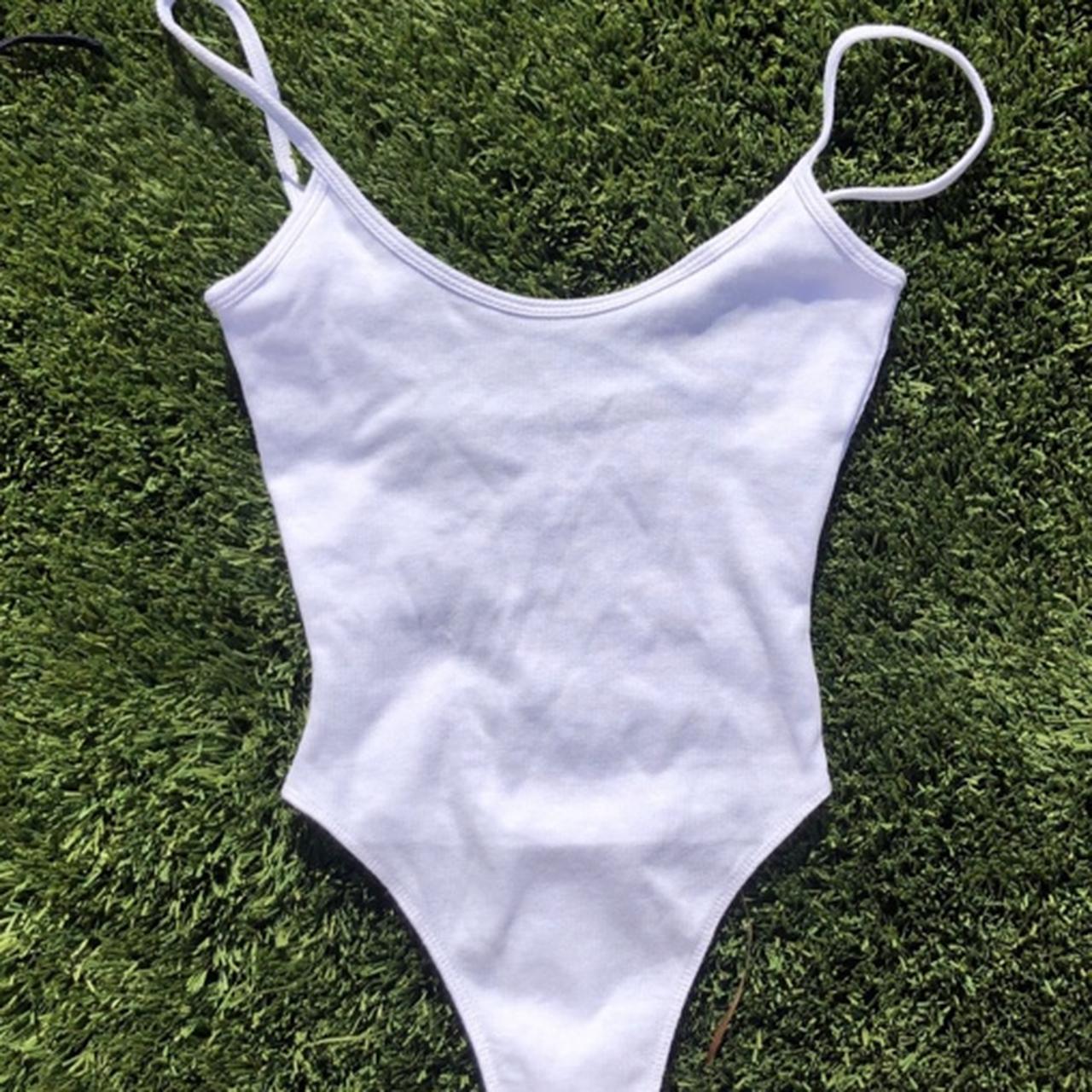 American Apparel Women's Bodysuit | Depop