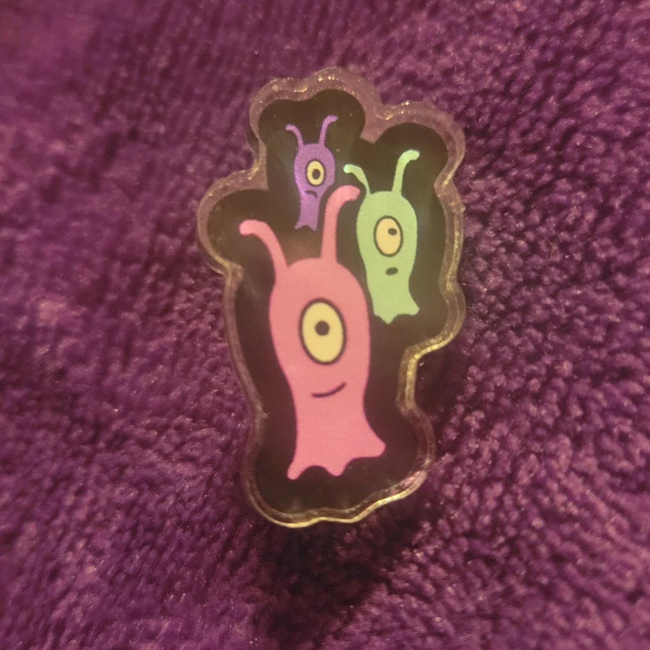 aliens acrylic pin! bought at a local halloween... - Depop