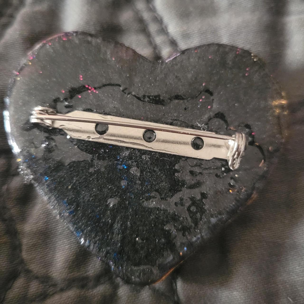 b-grade bisexual pride resin pin! originally made... - Depop