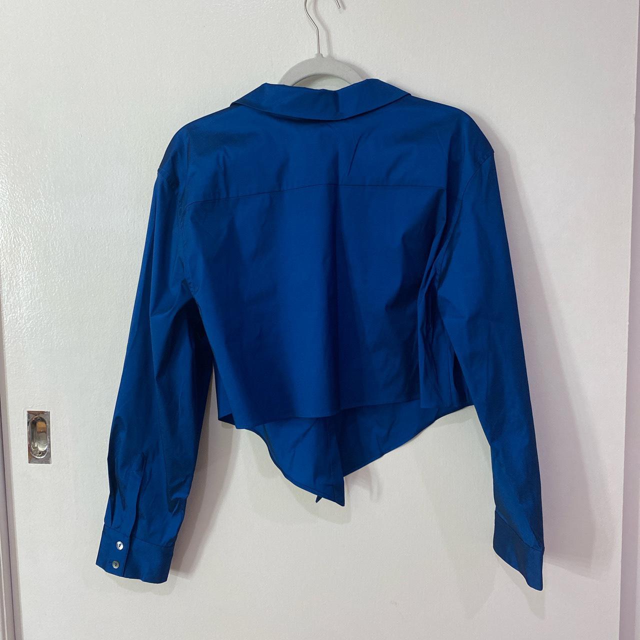 Opening Ceremony Blue Button Up SO gorgeous, wish... - Depop