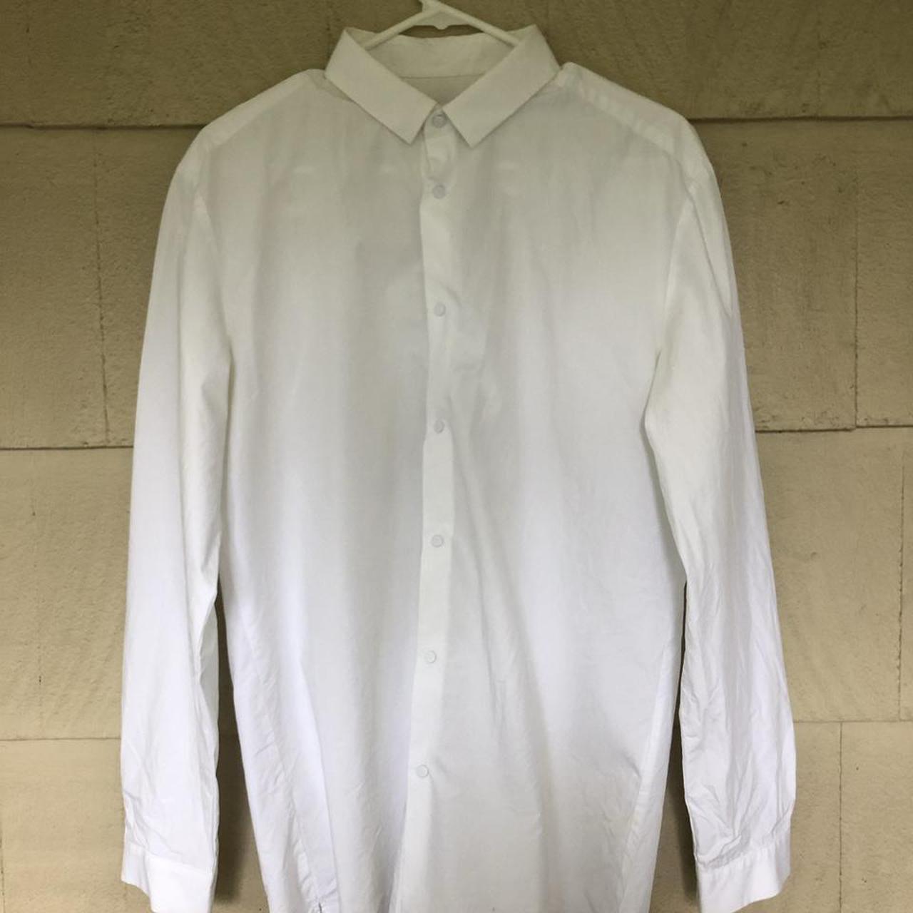 COS Snap Snap Elegant Modern White Button... - Depop