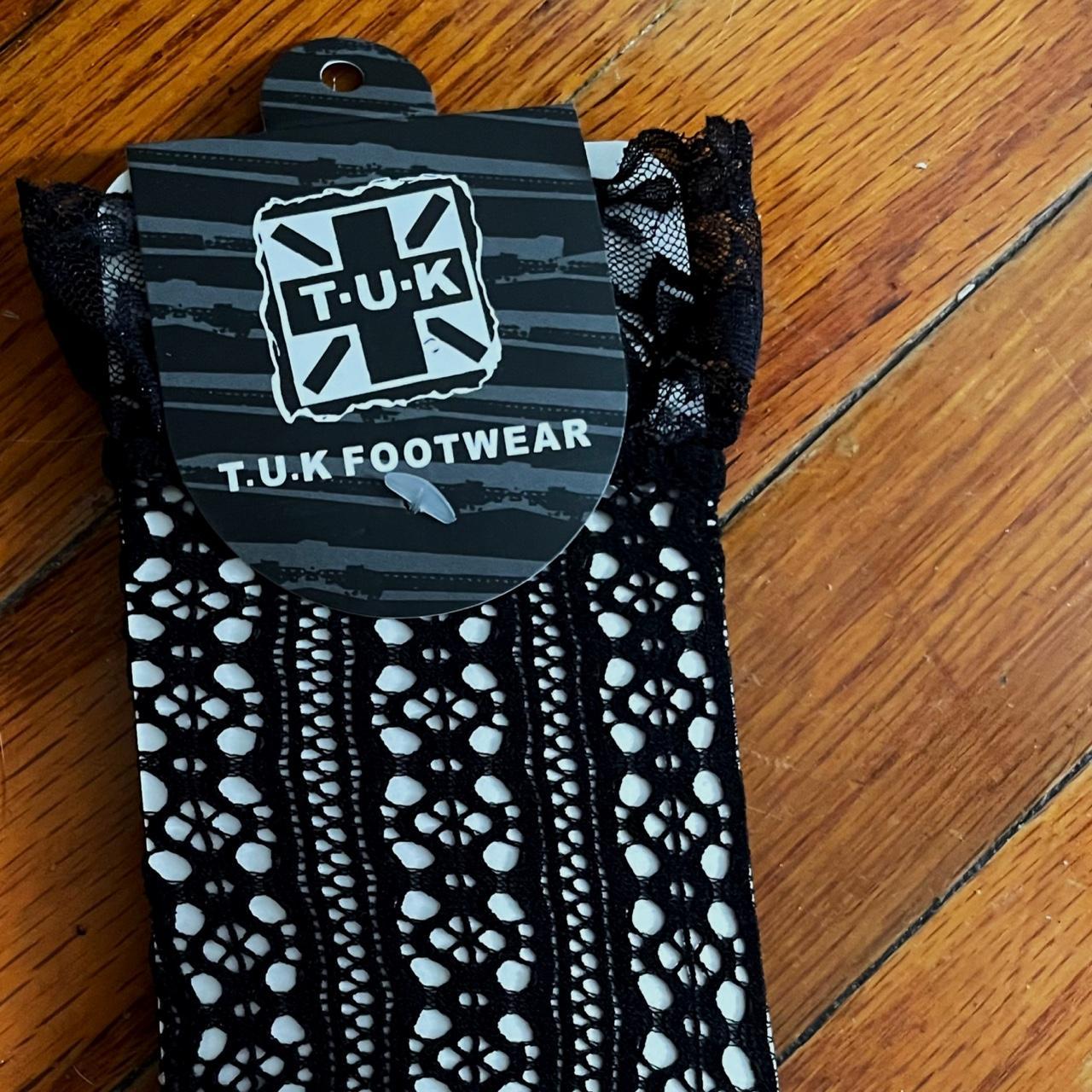 t.u.k. platform velvet sandals worn twice, will... - Depop