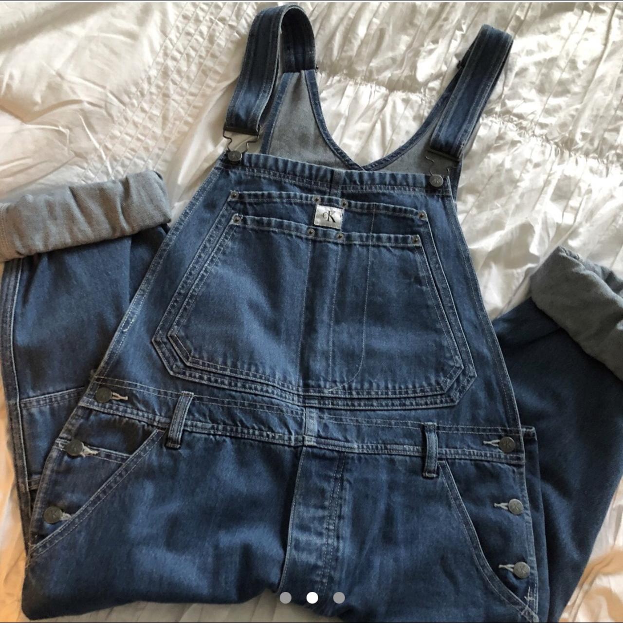 CK denim overalls ****RARE**** (AF) Flippin sick... - Depop