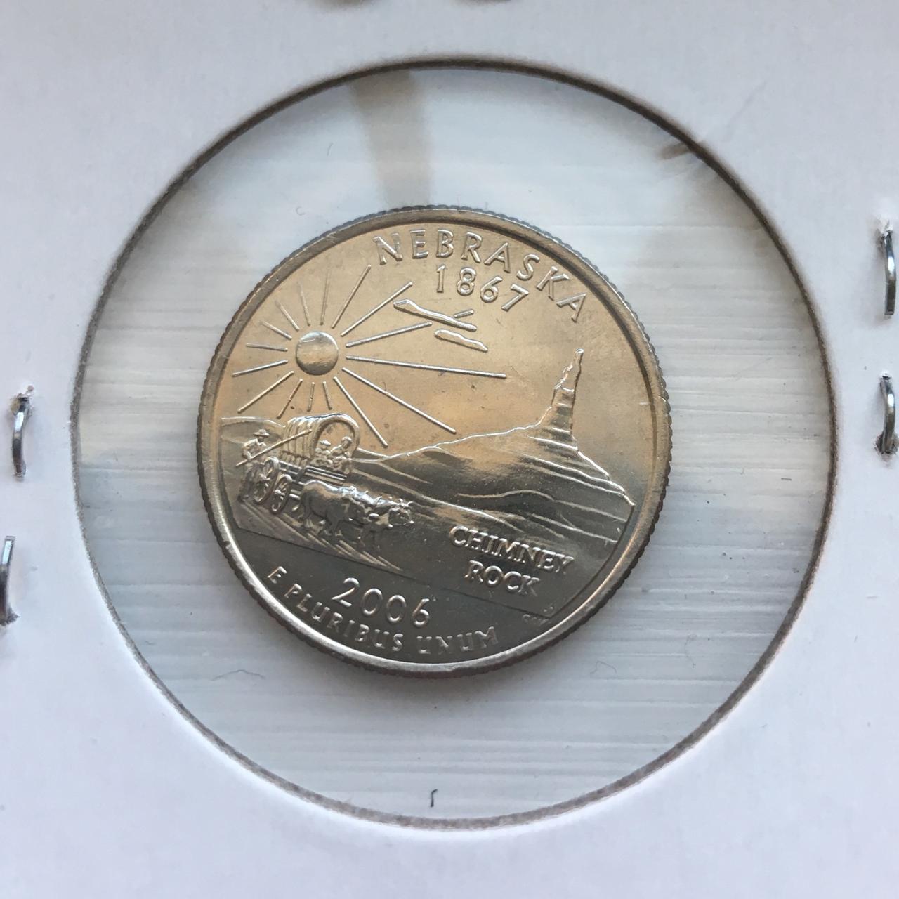 Coin NSQD9C 2006-D Nebraska State Quarter,... | Depop