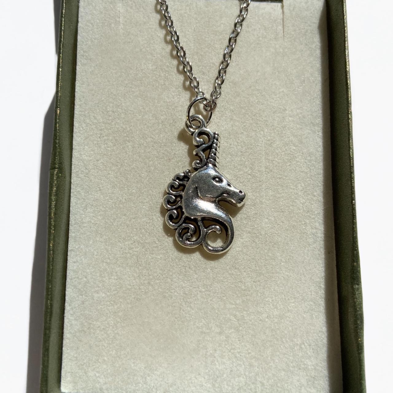 MAGICAL 🦄 Unicorn silver chain necklace 💘 absolutely... - Depop