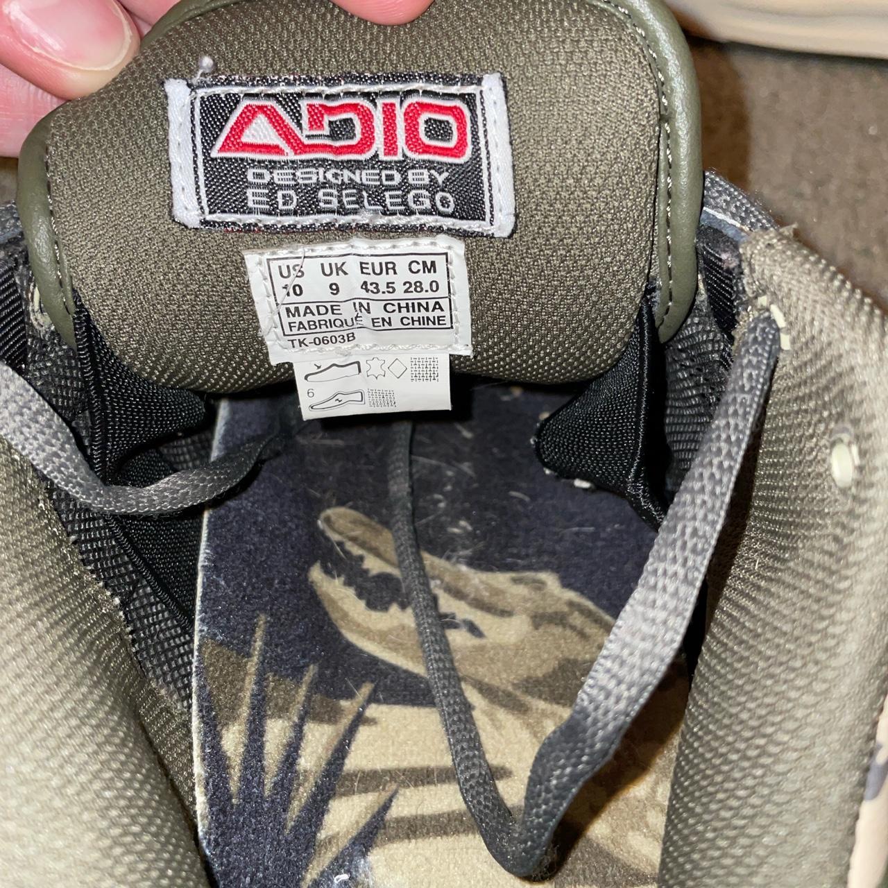 Ed Selego Adio skate shoe size 10 green and... - Depop