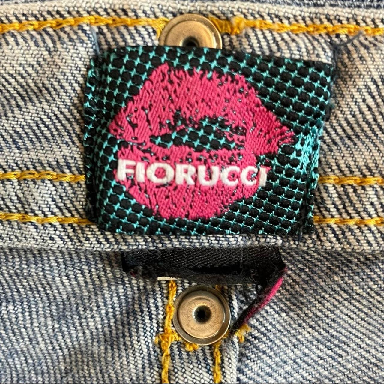 FIORUCCI Vintage Y2K Low Rise Denim Jeans Angel... - Depop