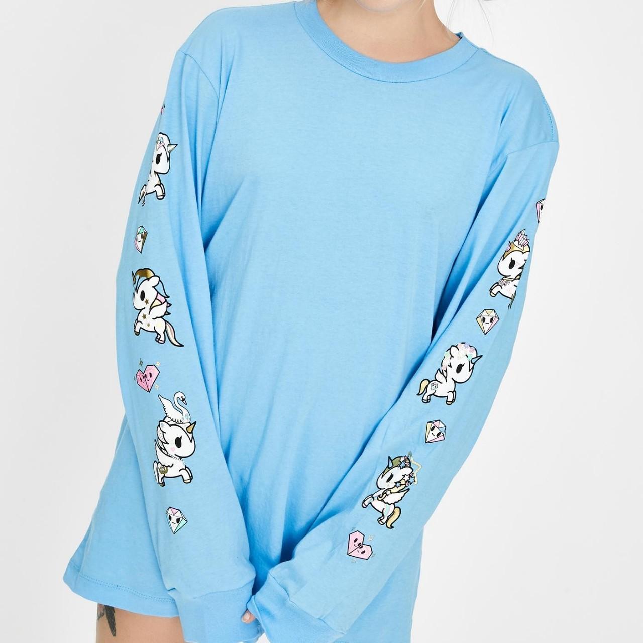💎 TOKIDOKI LONG SLEEVE OVERSIZED TOP 💎 COLOR:... - Depop