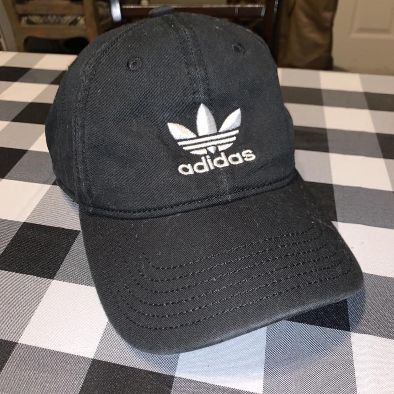 Adidas Men's Black Hat | Depop