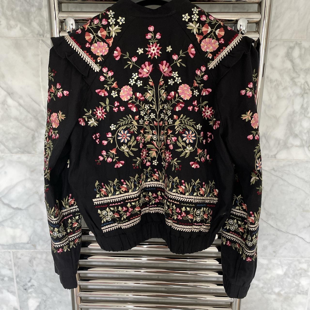 Women’s Needle and Thread embroidered jacket. Like... - Depop