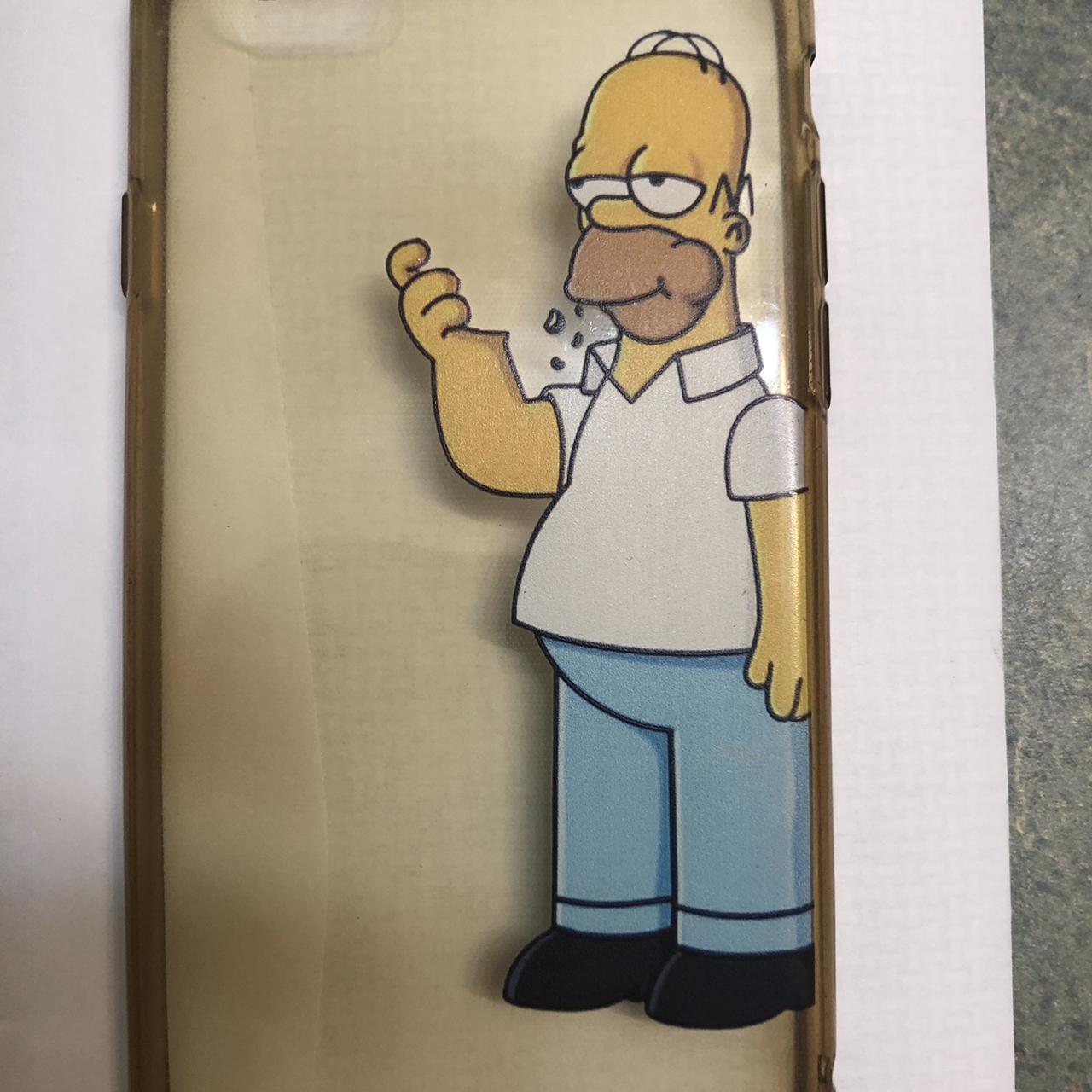It Homer Simpson eating the apple logo It 6s phone... - Depop