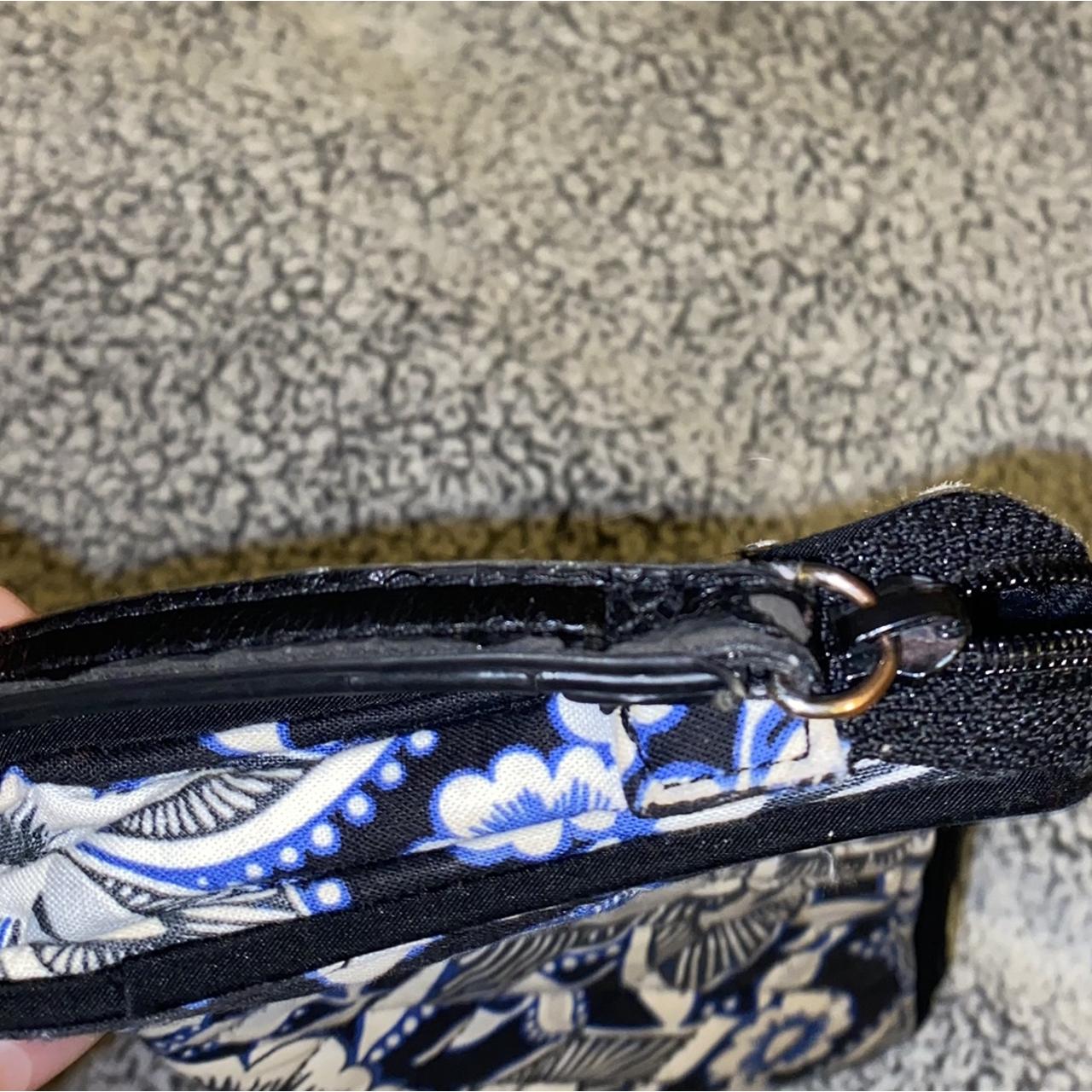 Women's Blue and White Wallet-purses | Depop