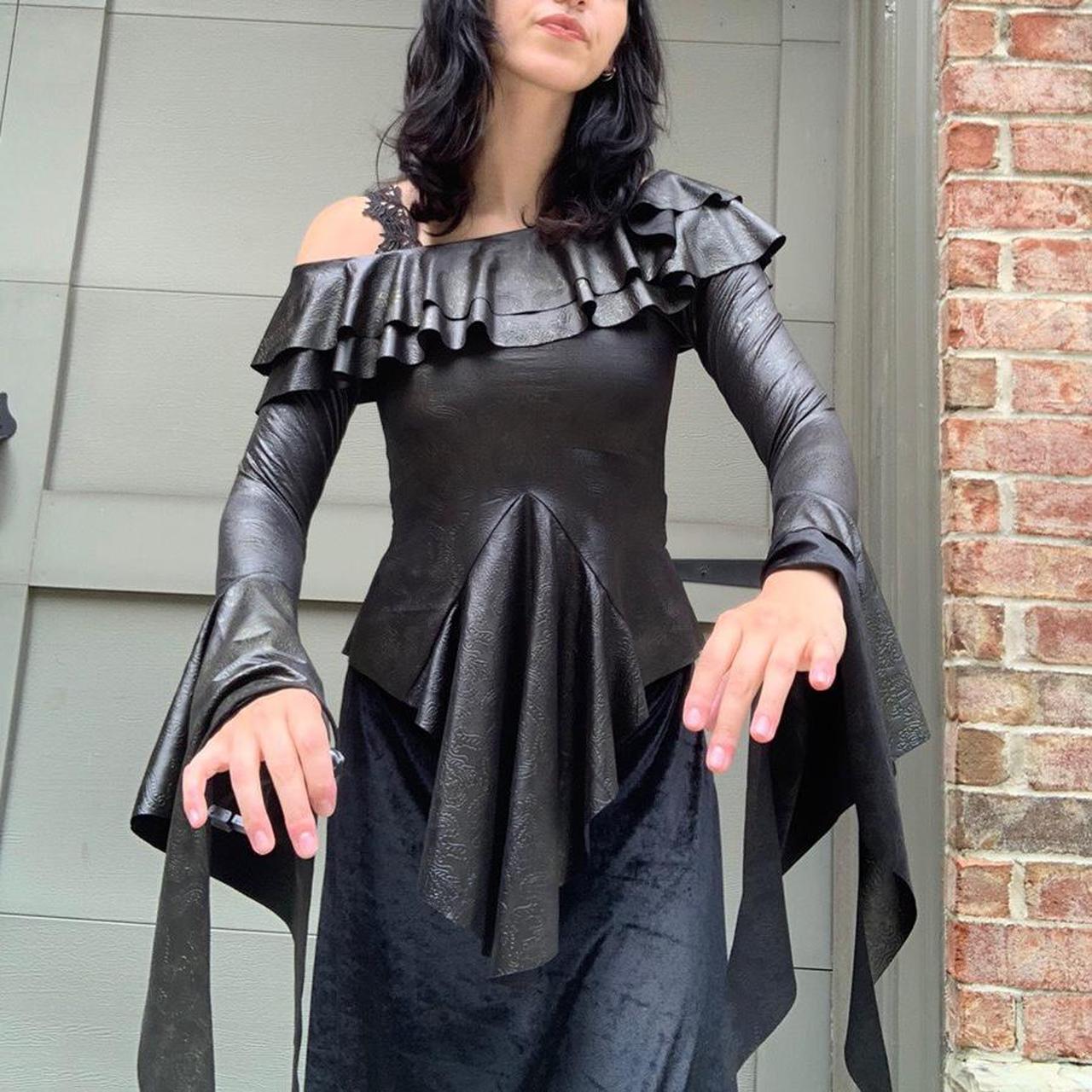 INSANELY Beautiful Punk Rave Top in size xs-small.... - Depop