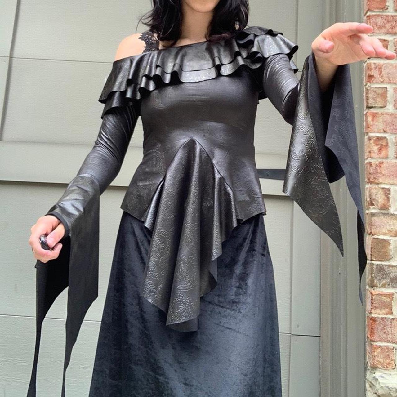 INSANELY Beautiful Punk Rave Top in size xs-small.... - Depop